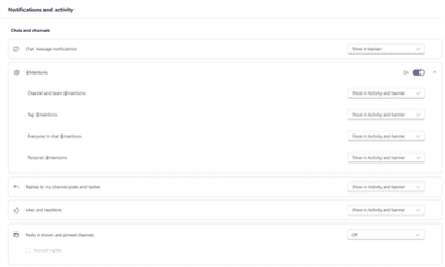 Teams Tips: Channels Notifications | TechWise Group